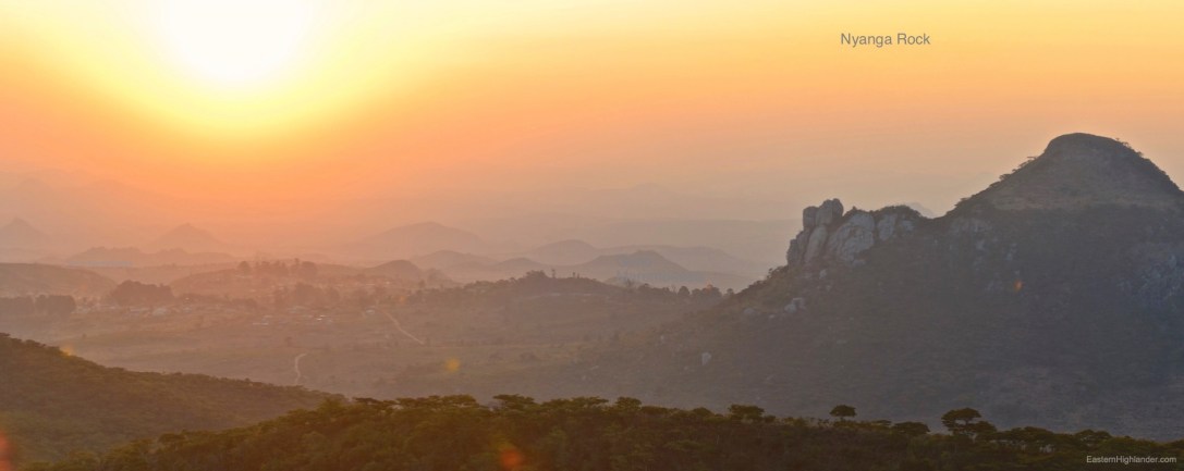 The five cardinal points of Nyanga: north, south, east, west and up ...